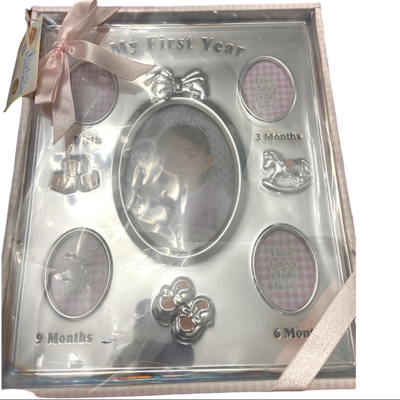 Other | Baby Essentia My First Year Silver Baby Frame | Poshmark